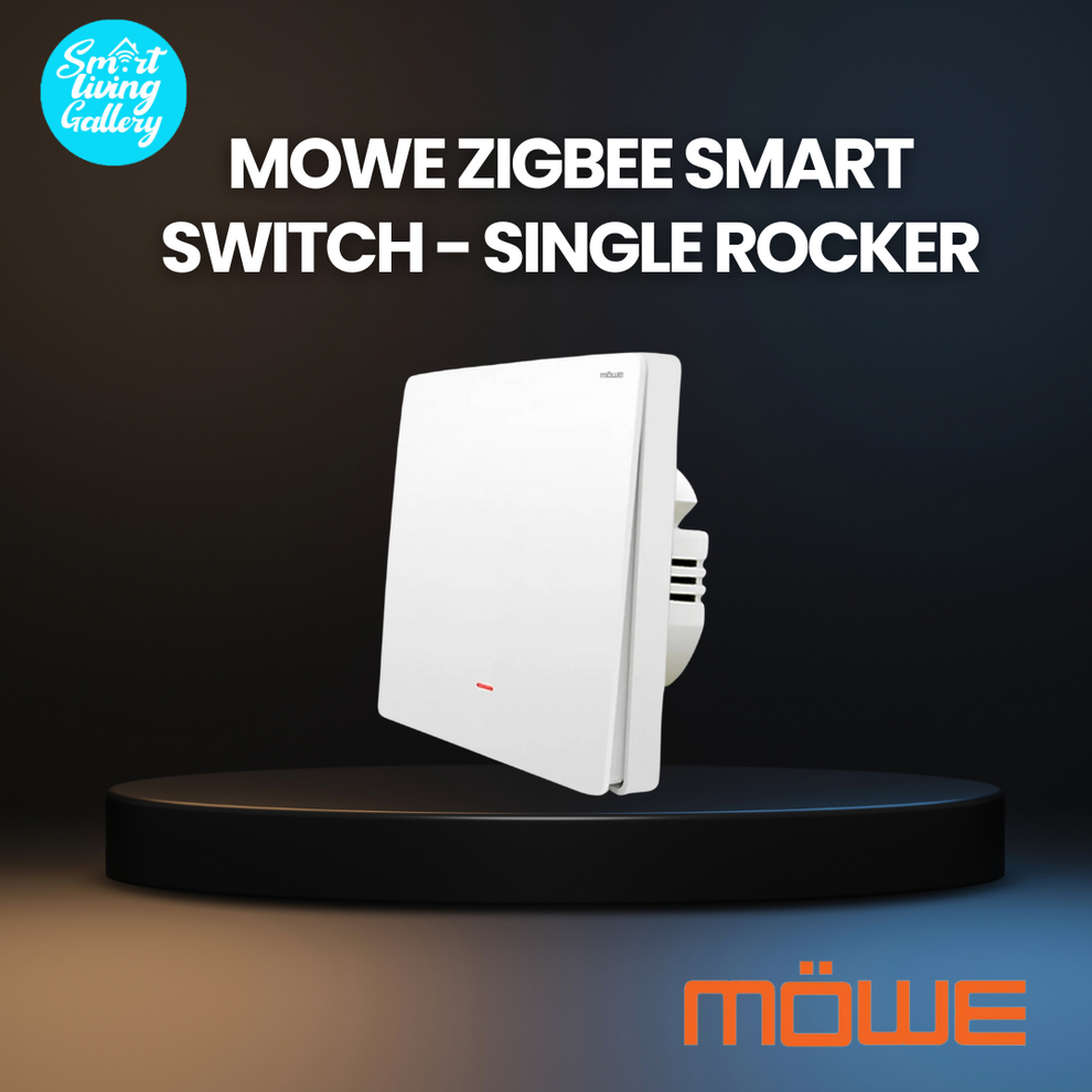 MOWE Zigbee Smart Switch - Single Rocker – Smart Living Gallery