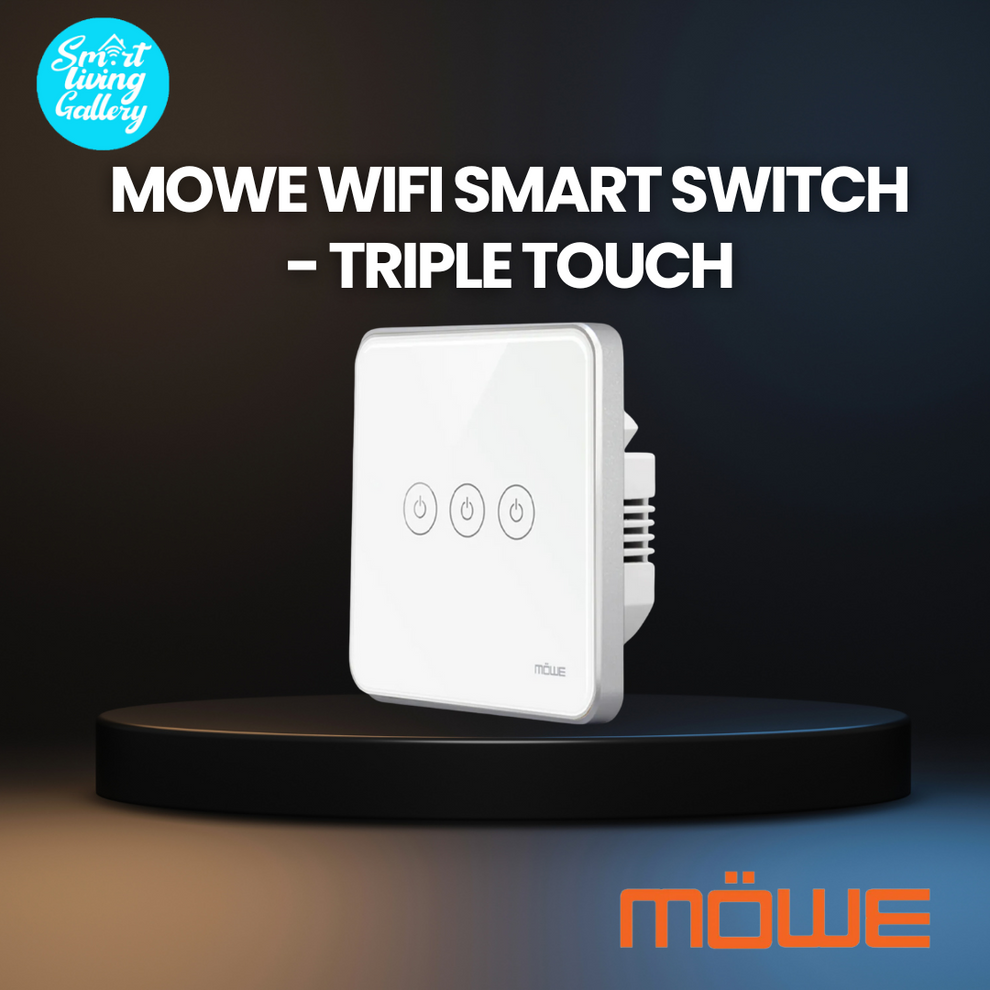MOWE Wifi Smart Switch - Triple Touch – Smart Living Gallery