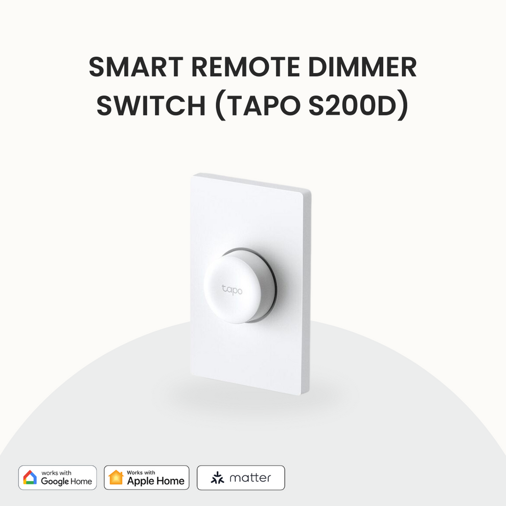 Smart Remote Dimmer Switch (Tapo S200D) – Smart Living Gallery